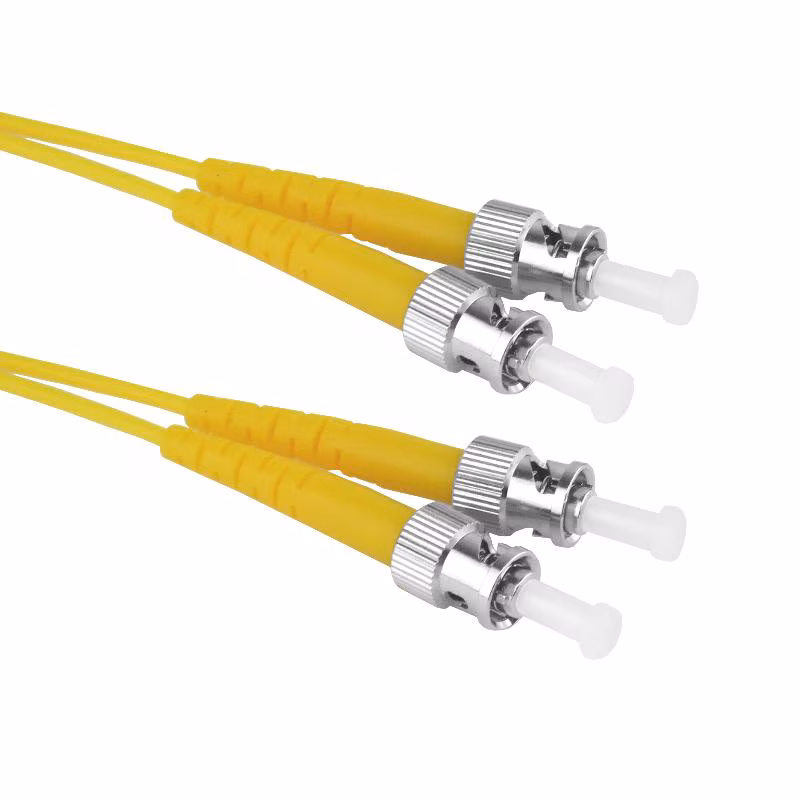 5 Meter ST-ST Duplex Singlemode Yellow Fiber Patch Cable (16.4ft)