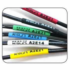 LabelWorks PX Heat Shrink Tube - 3/16" x 8' (Black Ink on White Tube)