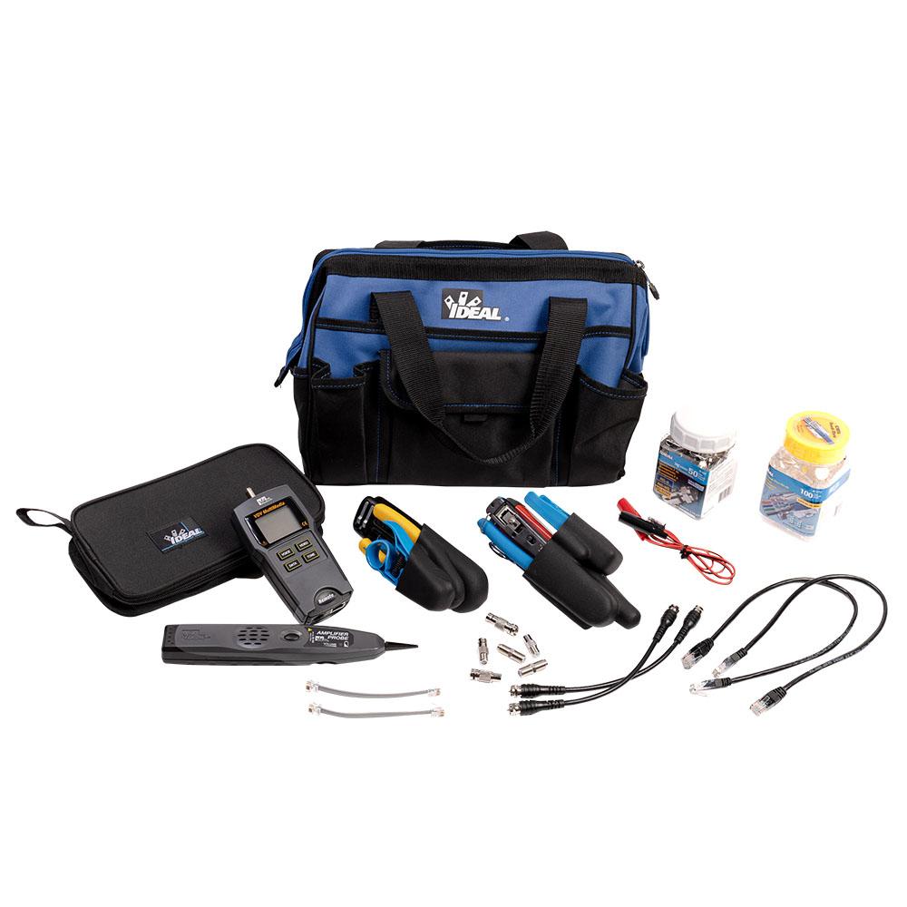 Ideal Twisted Pair/Coax Termination & Test Kit 33-510