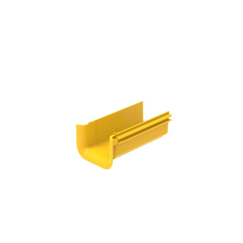 Trumpet Connector for 120mm Fiber Duct - Yellow FD120Y-TR-P