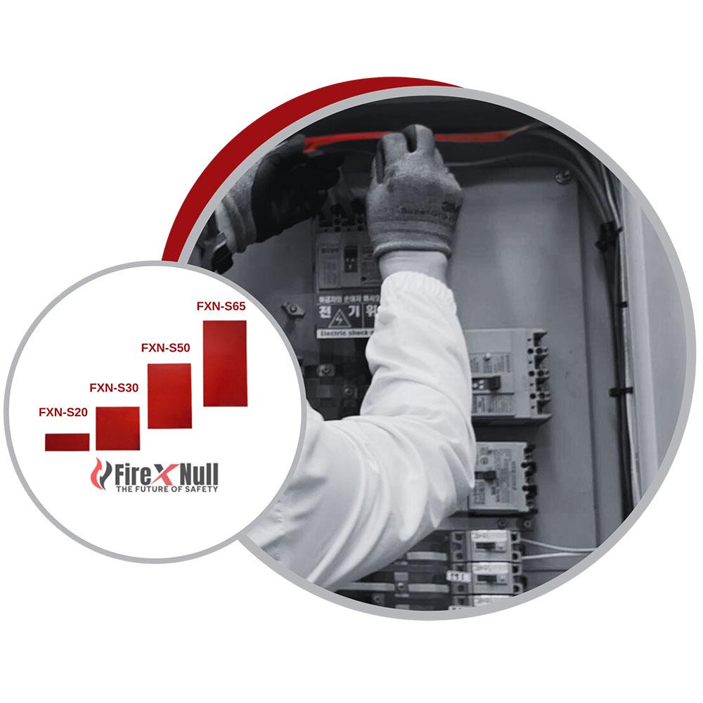 FXN Automatic Fire Suppression Sticker - 3.94" x 1.57" | FXN-S20