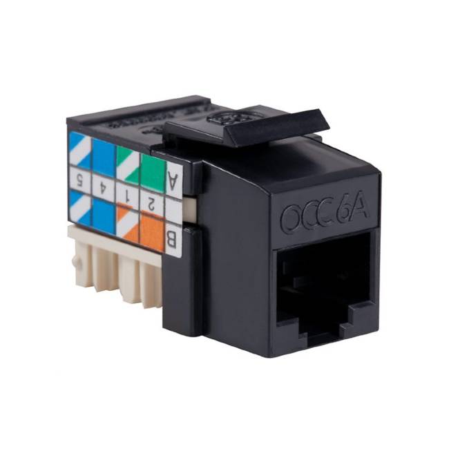 Optical Cable Corporation Category 6A KMJ Outlet Jacks, UTP ...