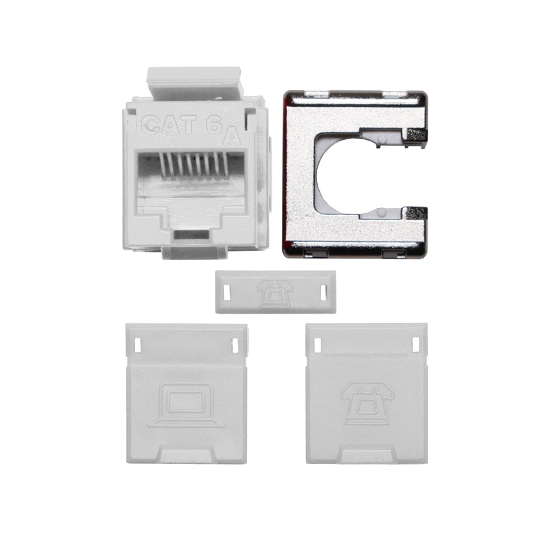 Signamax KJ458MT-C6AC-WH CAT6A Keystone Jack in White