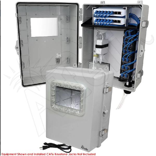 Altelix Polycarbonate NEMA 4X Weatherproof Enclosure w/ Window - 17.1 ...