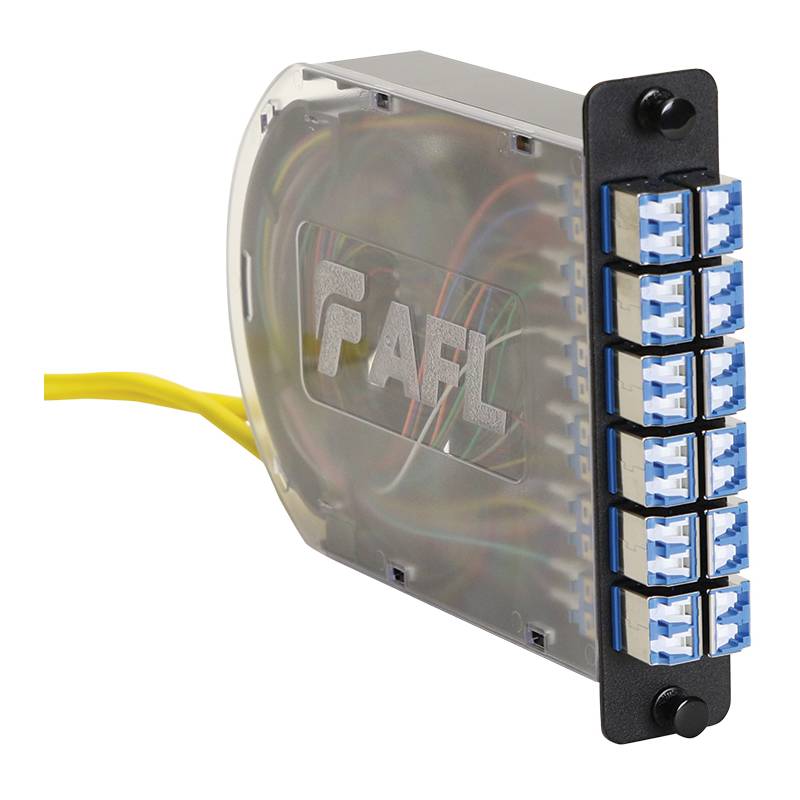 AFL 12 Fiber LC Multimode Poli-MOD Patch and Splice Module PM-L-12-PLC ...