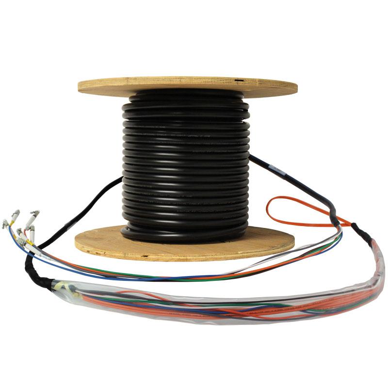 Pre-terminated Fiber Optic Cable Assembly - 12 Strand Singlemode ADSS ...