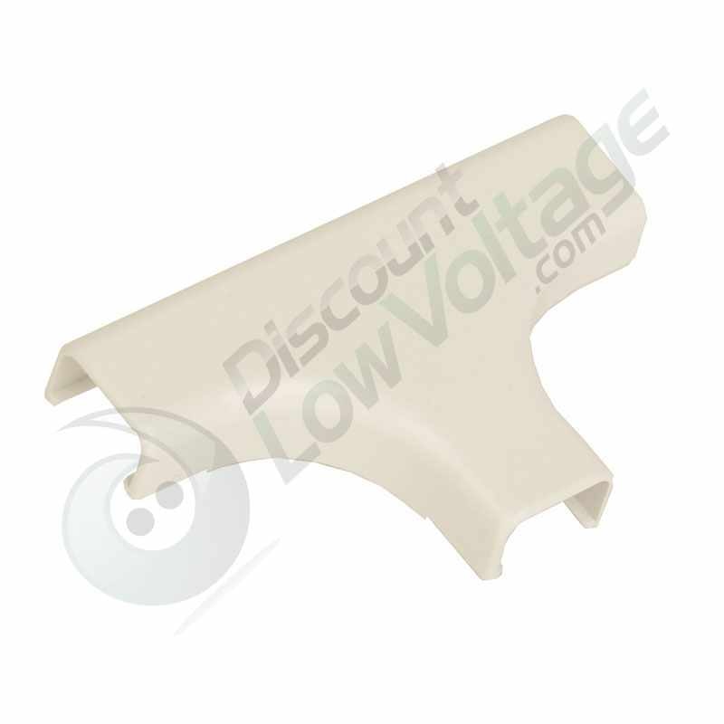 0.75" Cable Raceway Tee Fitting | White | Hellermann Tyton TSR1W-21-1